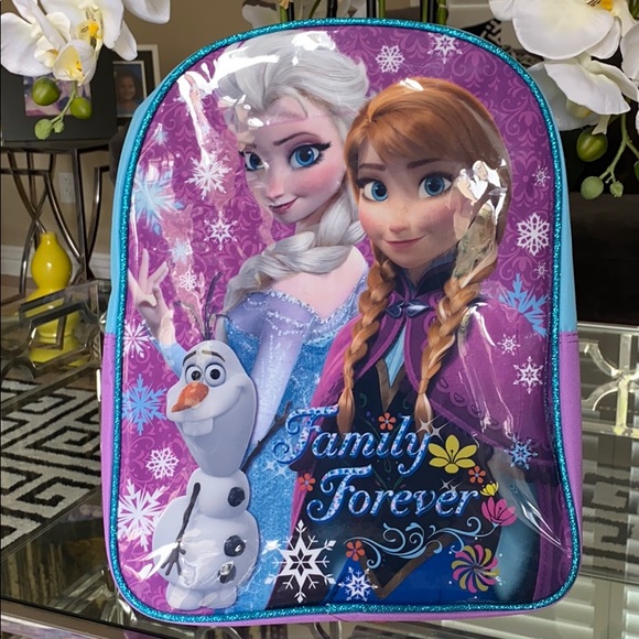 Disney | Accessories | Disney Frozen Elsa Anna Olaf Backpack | Poshmark